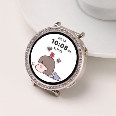 适用适用华为GT54保护壳镶钻oppox2mini华为fit4小米98pro半包保