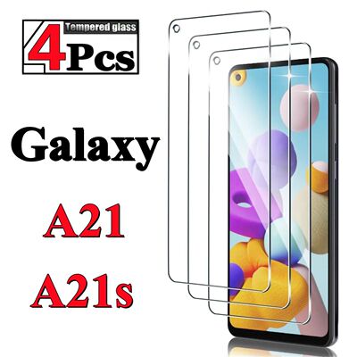 1/4 piece for Samsung Galaxy A21 A21s tempered glass high-de
