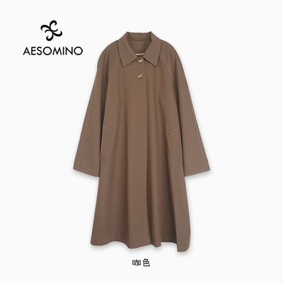 【新品】nqt春秋风衣咖色Y411C7271