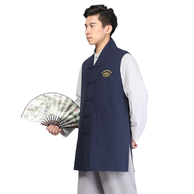 尚远寺院义工服马甲上衣居士