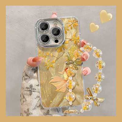 金色锦鲤适用多型号手机壳