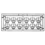 原装正品280638全新CONN HOUSING RCPT 16POS DL ROW