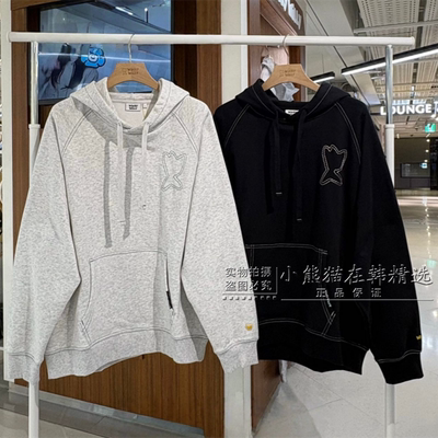 Wacky willy火柴人专柜正品春夏新款复古明线连帽卫衣WA2601HD14