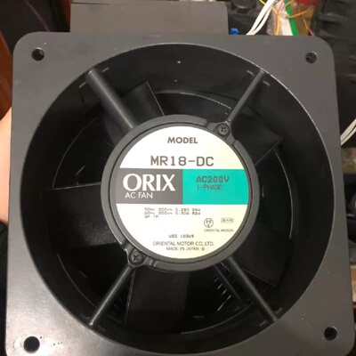 议价AAA ORIX ACFAN 18065 MR18-DC 200v 0.25A电气柜变频机柜18