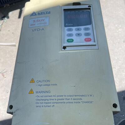 议价VFD055A43B 台达变频器 5.5KW 380V三相变频调速维修