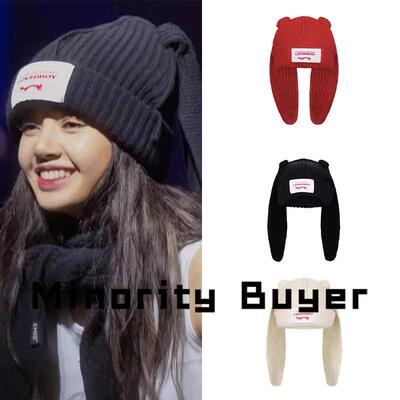 现货 买手家 Charles Jeffrey Loverboy 可爱兔耳帽针织毛线帽