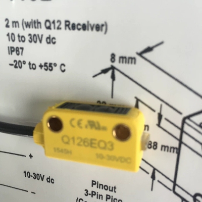 议价 详询 Q126EQ3 Q12AP6RQ3 Q12RP6RQ3邦纳小型光电感测器