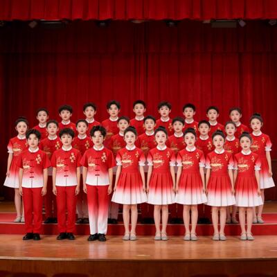 六一儿童合唱演出服中小学生诗歌朗诵比赛合唱团61歌唱祖国服装女