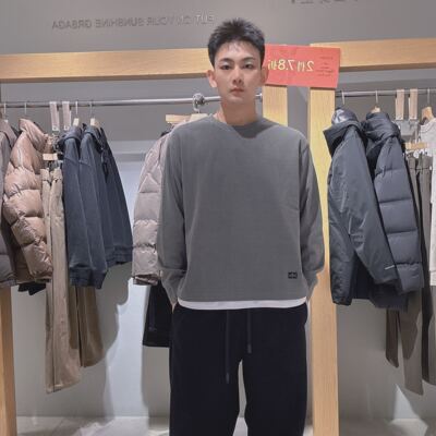 GRSAGA男士简约时尚针织上衣1RW13233415