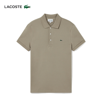 LACOSTE法国鳄鱼男装秋季修身商务休闲舒适正肩POLO衫短袖|PH6348