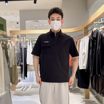 GRSAGA男士纯色简约POLO衫1RW23211089