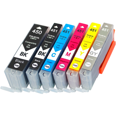 MAG适用佳能PIXMA MG6340 MG7140 iP8740 iP7240打印机墨盒MG6440 MG7540 MX724 MX924油墨水盒PGI450 CLI451