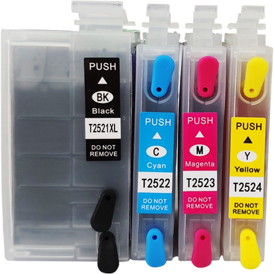 MAG适用爱普生WF-7620 3620 3640 7610 7110 5190 5620 5690 7110dtw打印机填充墨盒T2521-T2524连供墨水盒