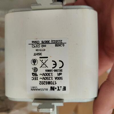 巴斯曼BUSSMANN熔断器170M6202，500(议价）