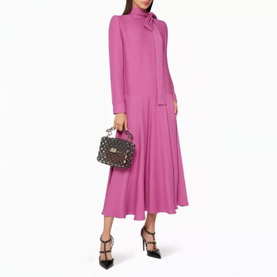 M-L穿 VA GA 玫紫色洋装连衣裙 2800