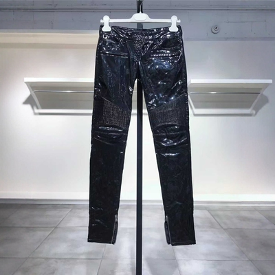 S-M穿 PHILIPP PLEIN 光泽褶皱洋装裤 950