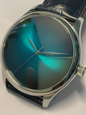 无字天书亨利慕时类同表！瑞士精磨ETA2824-2机芯、美洲鳄鱼皮带