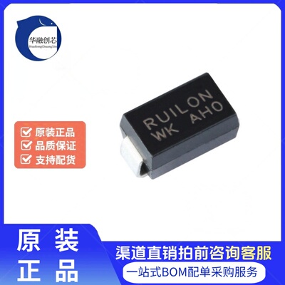 原装正品 SMAJ60CA DO-214AC 60V/双向 TVS瞬变抑制二极管