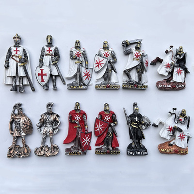 立体武士收藏纪念品冰箱贴装饰品