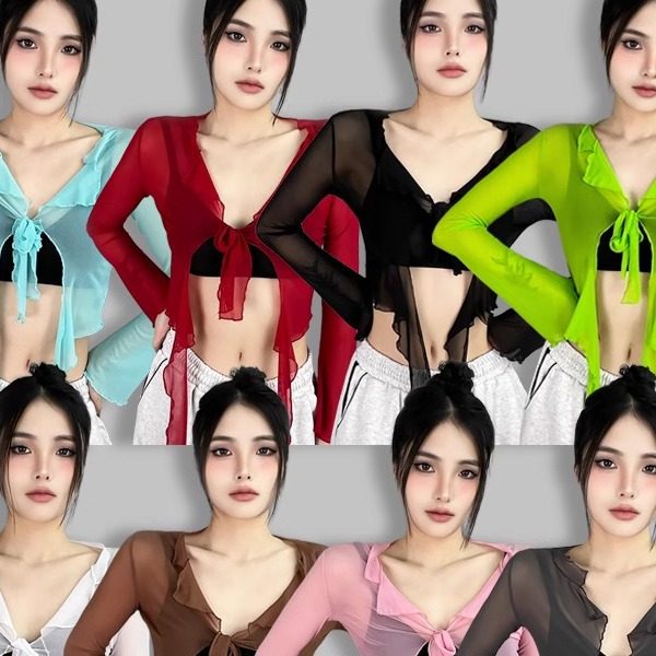 ROKBBK－K/布韩街舞潮牌爵士hiphop修身跳舞上衣女休闲运动服装