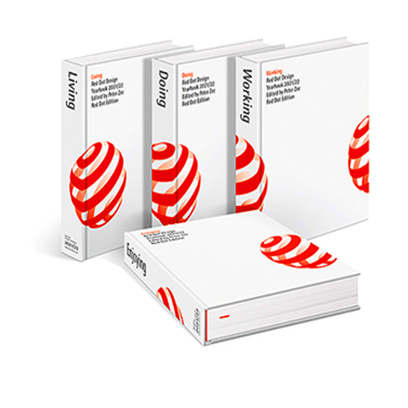预售英文原版Red Dot Design Yearbook 2021/2022红点设计年鉴Living+ Doing+ Working+ ...