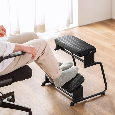 日本SANWA脚踏凳双层搁腿蹬可角度调节3档高度调节放松双腿垫脚凳