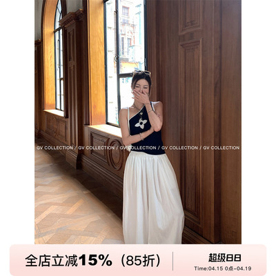 GV大白哥 懒懒呼吸裤 夏季舒适透气感薄款灯笼裤宽松休闲长裤女