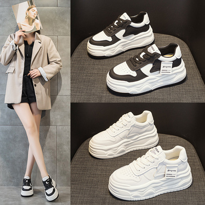 厚底小白鞋百搭休闲板鞋运动鞋春