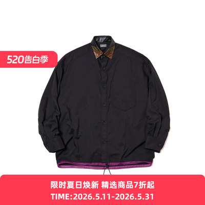 kolor BEACON Shirt 拼接衬衫夹克外套