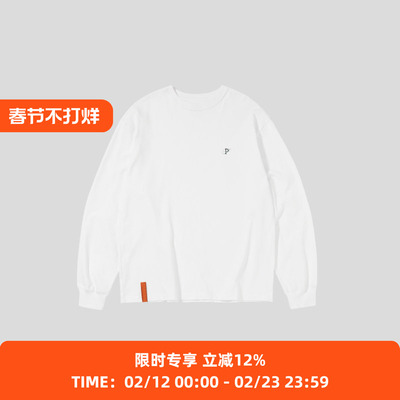 PRIMEE宽松圆领长袖T恤