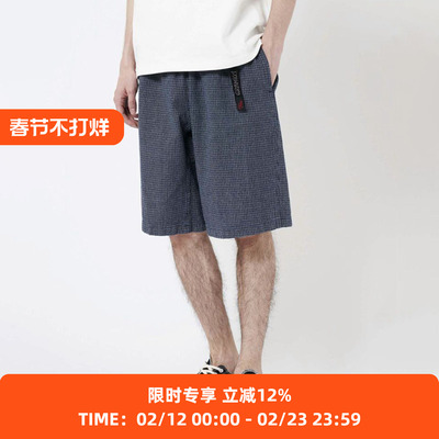 GRAMICCI有机棉蓝染短裤