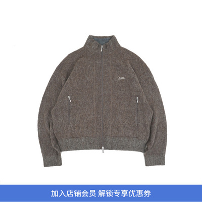 nanamica OOAL Zip Up Mohair 男女中性款马海毛羊毛混纺夹克