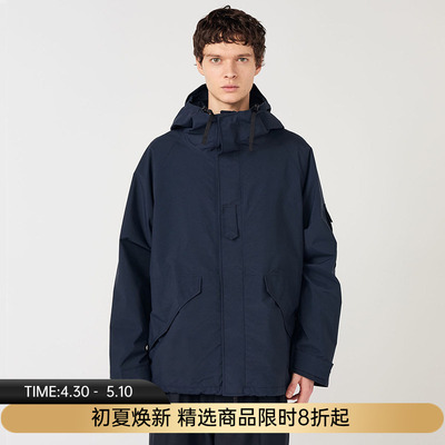 nanamica 2L NYLON GORE-TEX 男女款双层GORE-TEX巡洋舰连帽夹克