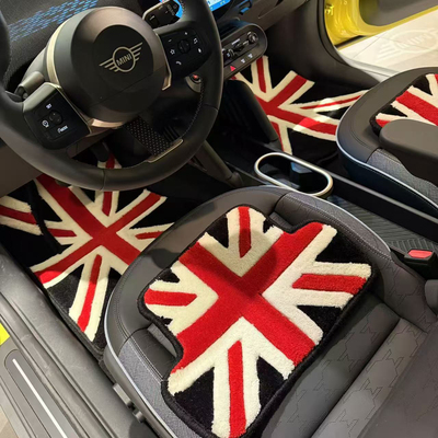 适用24款电动MINI COOPER三门J01 J05迷你ACEMAN五门米字地毯脚垫