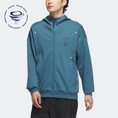 阿迪达斯武极系列男运动连帽夹克