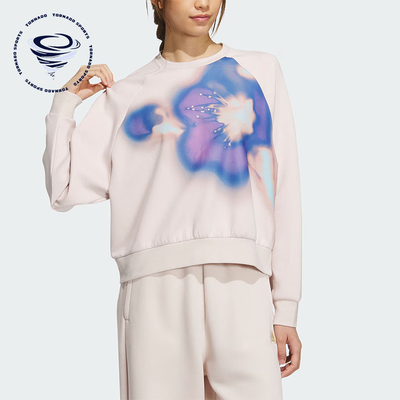 阿迪达斯女士圆领套头衫