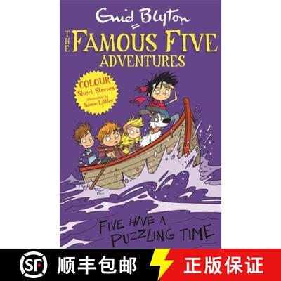 【3-4周达】Famous Five Colour Short Stories: Five Have a Puzzling Time [9781444916317]