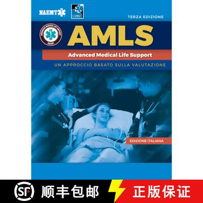 【3-4周达】Italian AMLS: Supporto Vitale Medico Avanzato with English Course Manual EBook [9781284244915]