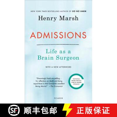 【3-4周达】Admissions: Life as a Brain Surgeon [9781250190024]