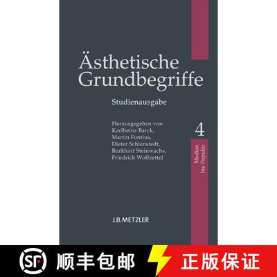 【3-4周达】Ästhetische Grundbegriffe: Band 4: Medien - Populär [9783476023575]