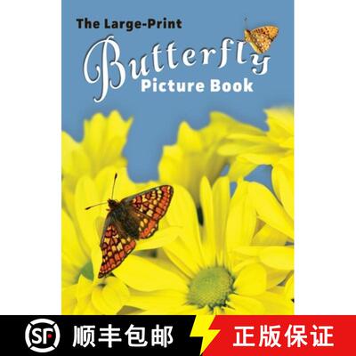 【3-4周达】精装 The Large-Print Butterfly Picture Book [9781999548773]