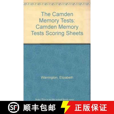 【3-4周达】Camden Memory Tests Scoring Sheets [9780863773808]
