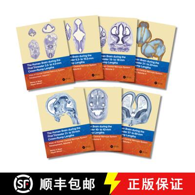 【3-4周达】精装 Human Brain During the First Trimester: Atlas of Human Central Nervous System Develop... [9781032504957]