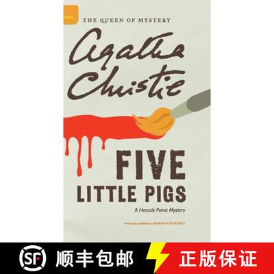 【3-4周达】精装 Five Little Pigs [9780062573254]