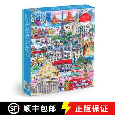 【3-4周达】Michael Storrings Cities Around the World 1000 Piece Puzzle [9780735383555]