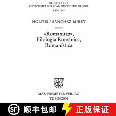 【3-4周达】精装 Romanitas – Filología Románica – Romanística [9783484523470]