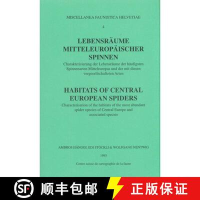 预订 Habitats of Central European Spiders / Lebensräume Mitteleuropäischer Spinnen [9782884140089]