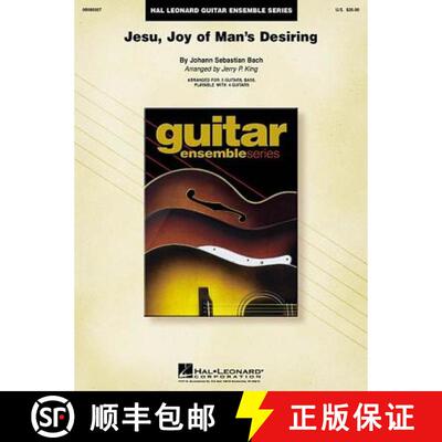 【3-4周达】Jesu, Joy of Man's Desiring: Guitar Ensemble Series [9780634029714]