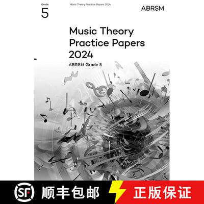【3-4周达】Music Theory Practice Papers 2024, ABRSM Grade 5 [9781786016744]