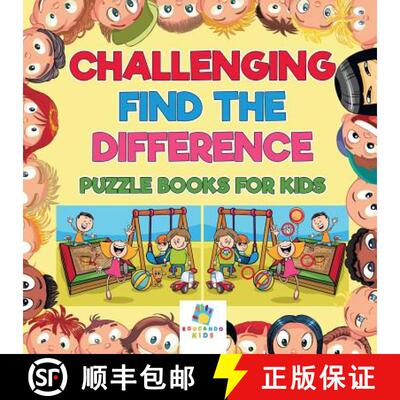 【3-4周达】Challenging Find the Difference Puzzle Books for Kids [9781645216414]